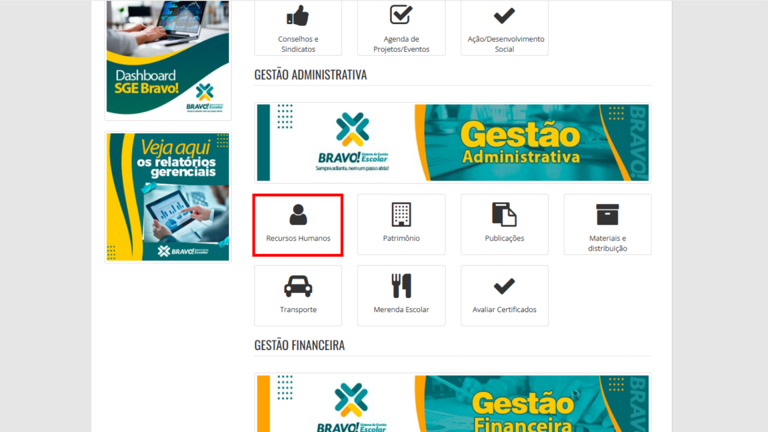 Módulo Recursos Humanos – Blog do SGE Bravo